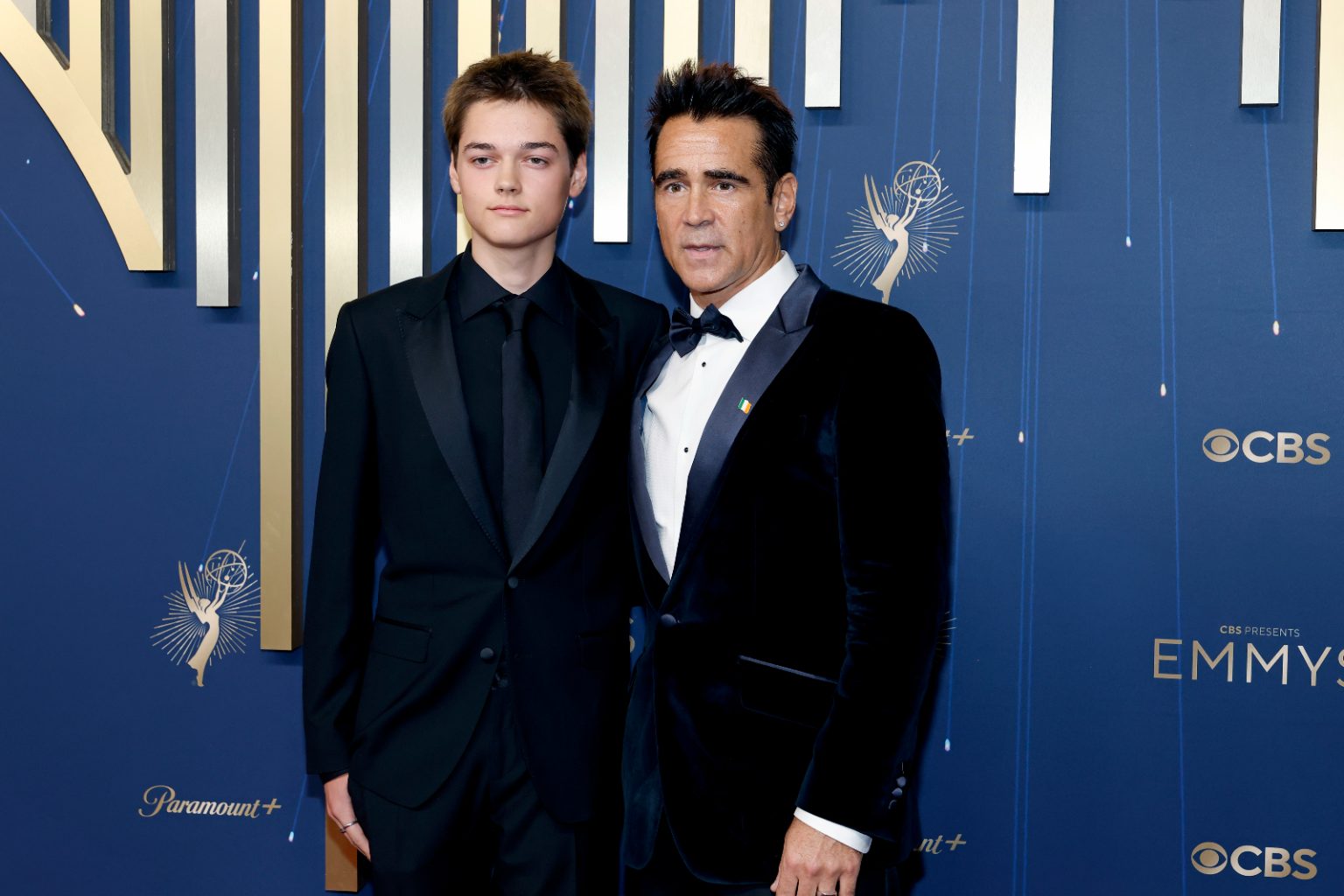 Emmy 2025: Colin Farrell és jóképű fia, Henry | Marie Claire